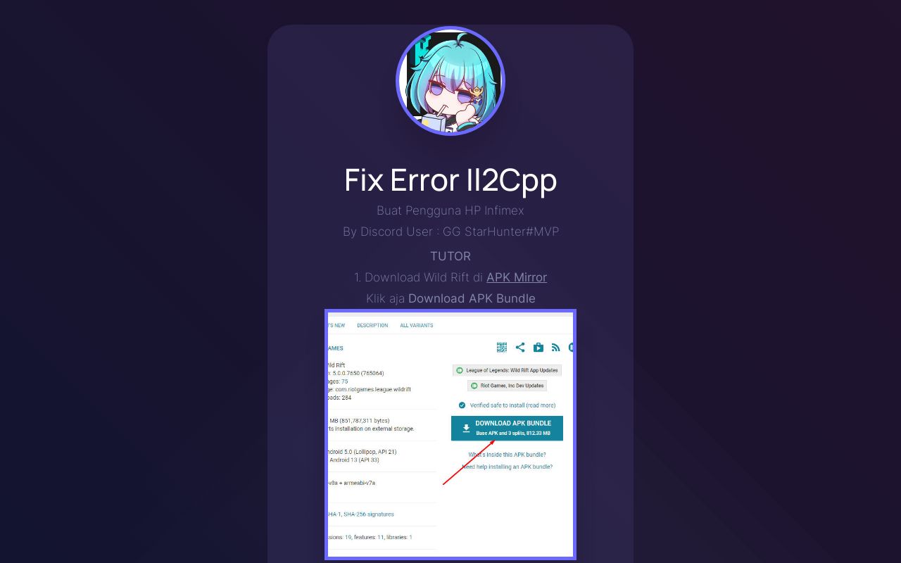 Wild Rift Bug Il2cpp Infinix